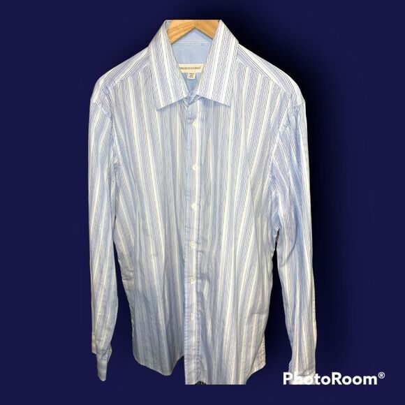 Pronto Uomo | Shirts | Prontouomostripedbuttonupshirt | Poshmark